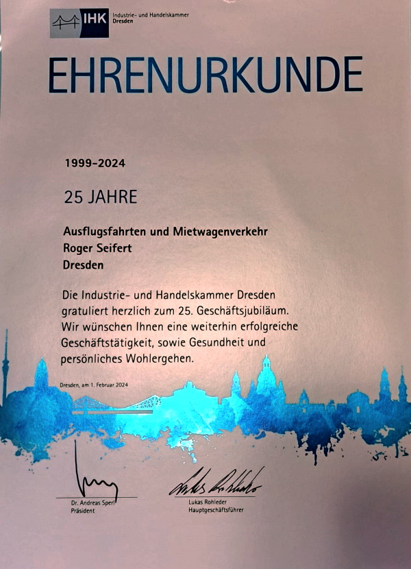 Das Ausflugsunternehmen von Roger Seifert aus Dresden | Ausflugsfahrten ...